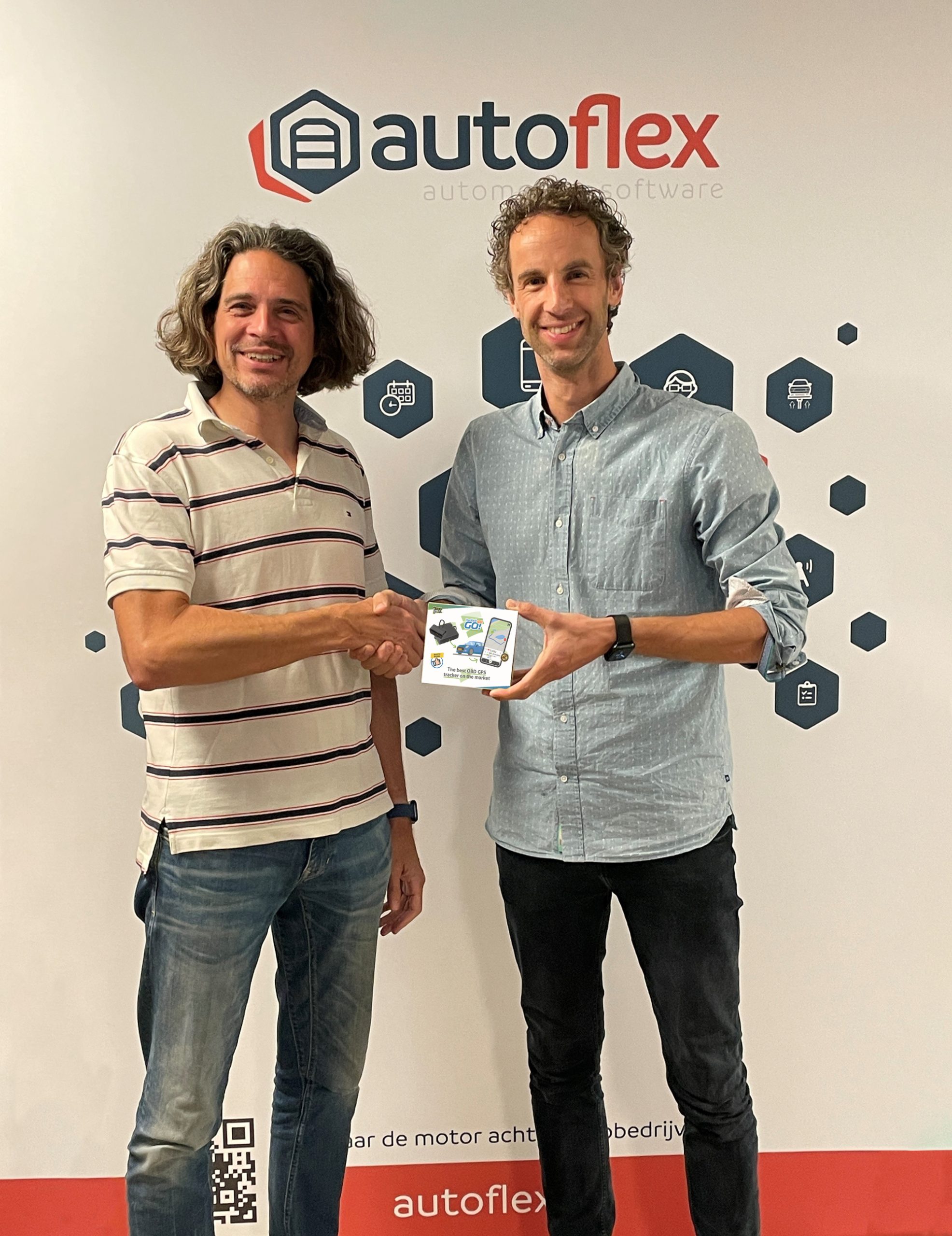 De juiste kilometerstanden in beeld in Autoflex - TrackJack - NL